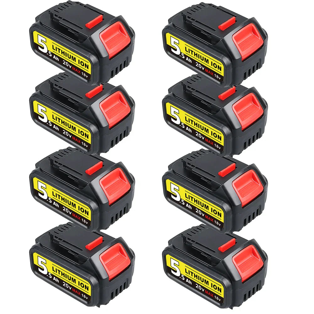 For DeWalt DCB200 20V 5.5Ah Max Battery Replacement | DCB200 DCB205 Li ...