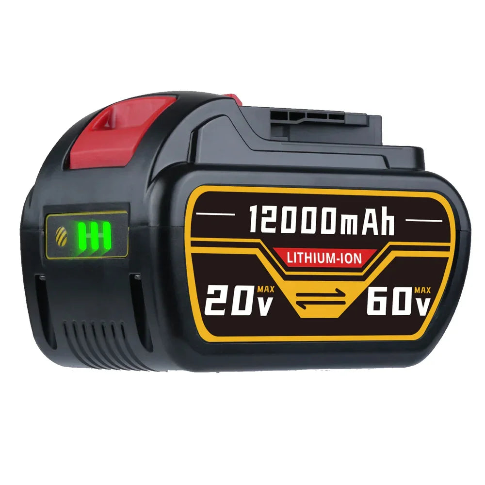12.0Ah For Dewalt DCB609 20V/60V MAX FLEXVOLT Li-Ion Battery DCB606 ...
