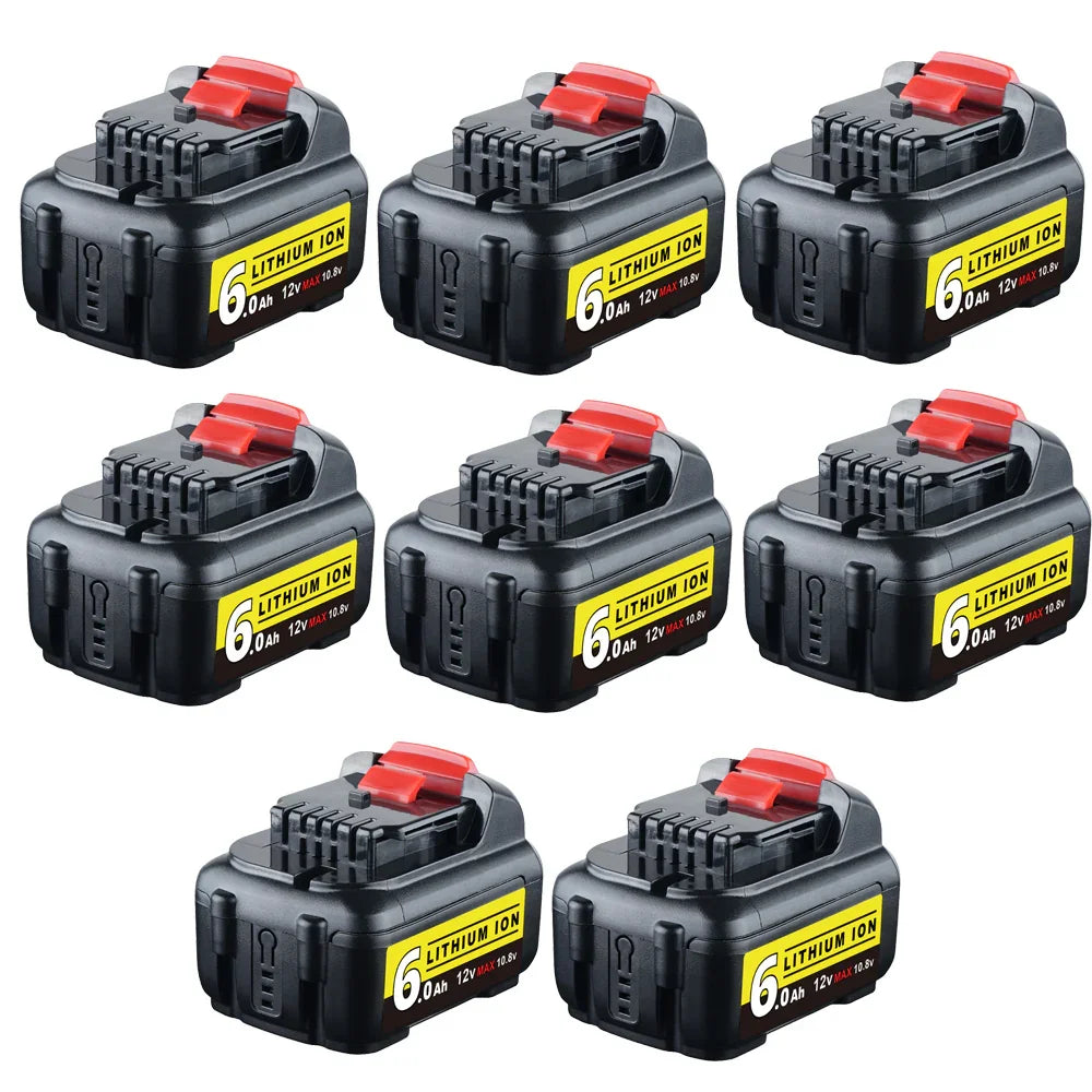 For Dewalt 12V Battery Replacement | DCB120 DCB123 DCB127 6.0Ah Li-ion ...