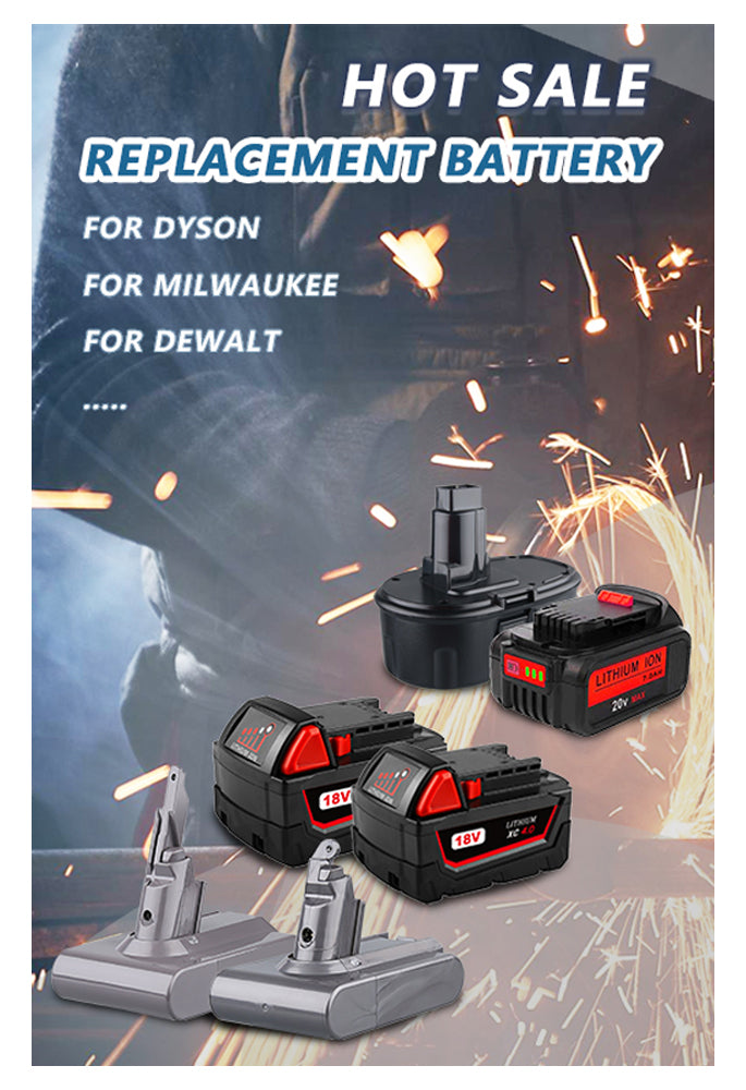 Power Tool Batteries | Cordless Tool Batteries | Batteries Replacement ...