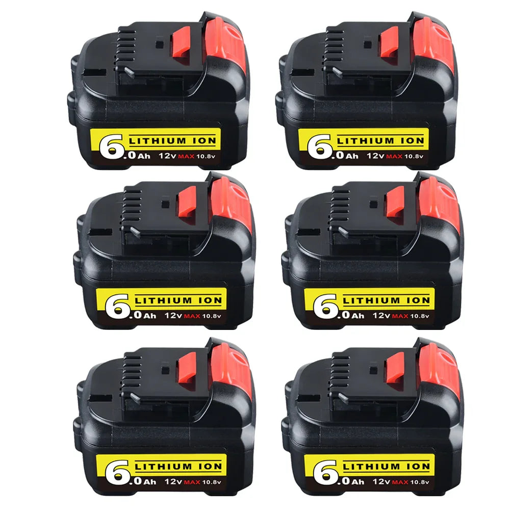 For Dewalt 12V Battery Replacement | DCB120 DCB123 DCB127 6.0Ah Li-ion ...