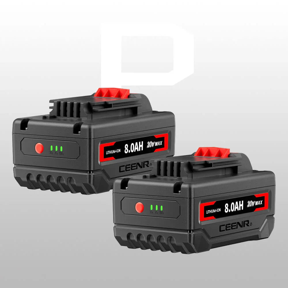 Ceenr 8.0Ah Battery For Porter Cable 20V Max 2 Pack | Replacement Mode ...