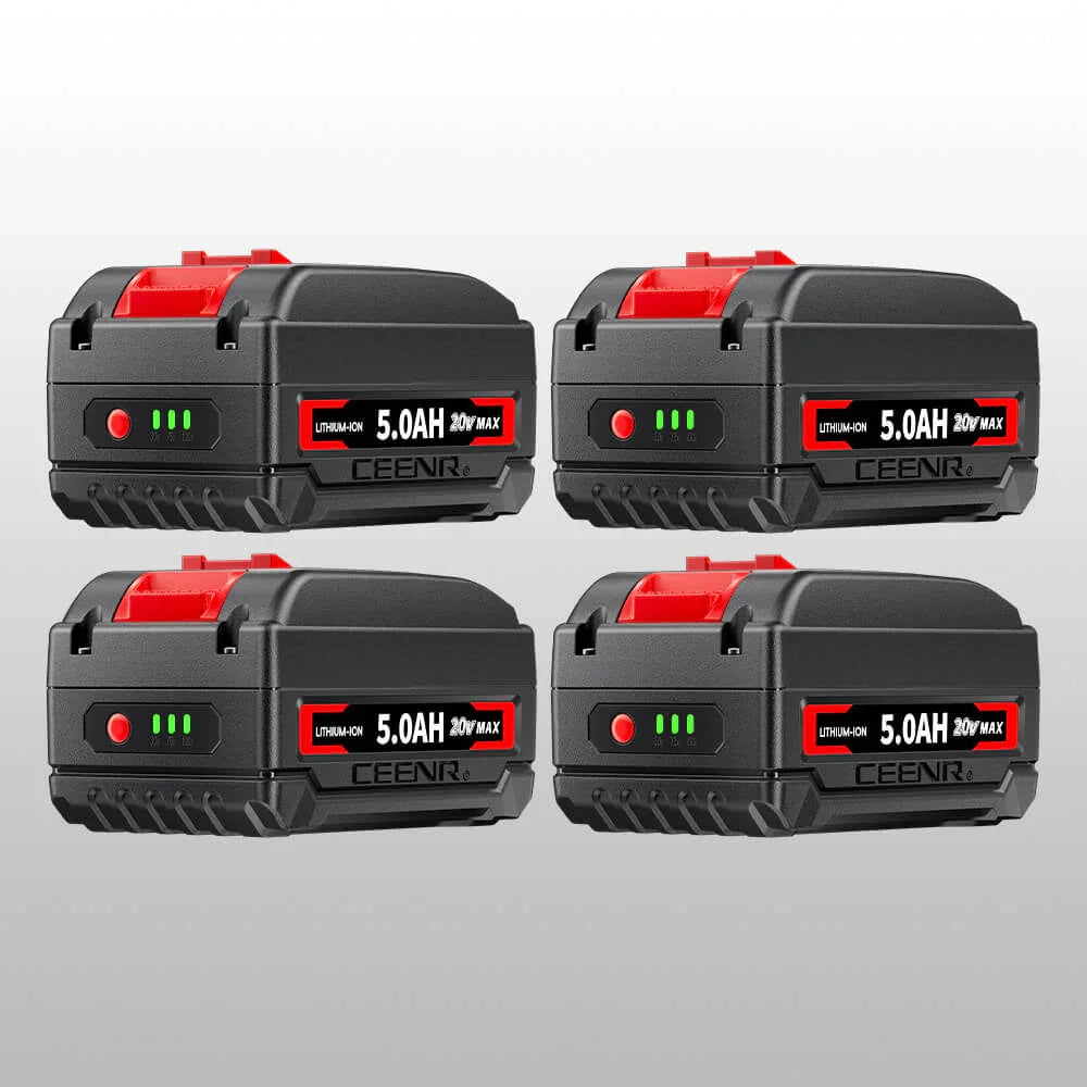 Ceenr 5.0Ah Battery For Worx 20V Max 4 Pack | Model WA3520 — Triple ...