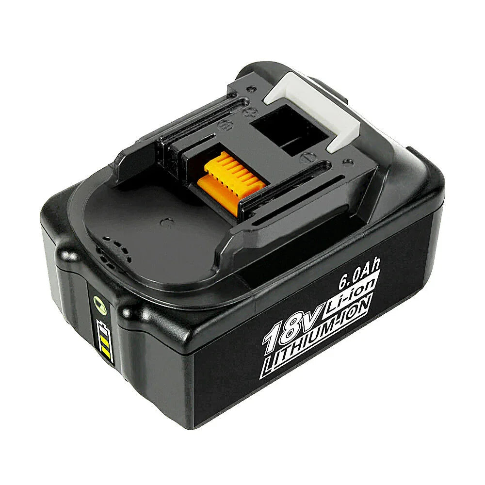 For Makita 18V Battery Replacement | BL1860B 6.0Ah Battery With LED In ...